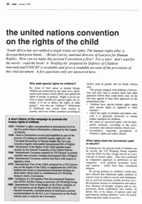 The United Nations Convention on the rights of the child | South ...