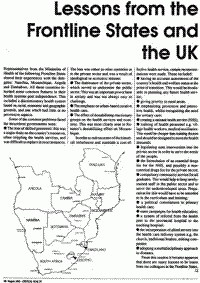 Lessons from the Frontline States and the UK | South African History Online