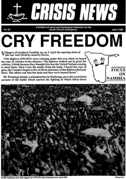 Crisis News Number 28 April 1989 | South African History Online