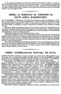 Umbiko ngomhlangano wonyaka we Natal (Article written in Zulu) | South ...
