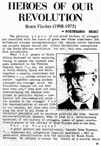 Heroes of our revolution: Bram Fischer (1908 -1975) | South African ...