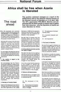 National forum - Africa shall be free when Azania is liberated | South ...