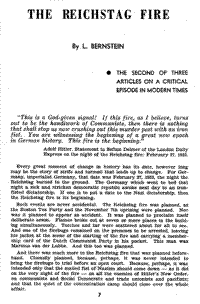 The Reichstag fire | South African History Online