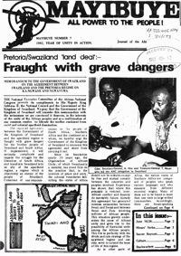 Mayibuye Number 7 1982 Year of unity in action | South African History ...
