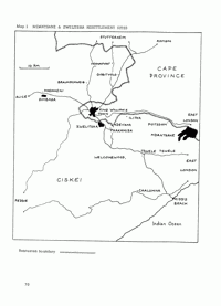 Maps showing resettlement sites in the Ciskei | South African History ...