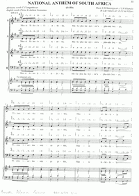 National Anthem of South Africa | South African History Online
