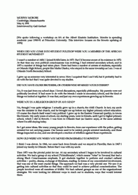 Interview with Murphy Morobe | South African History Online