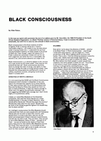 Black Consciousness | South African History Online