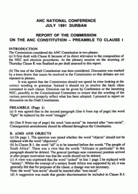 ANC National Conference: Report of the Commission on the ANC ...