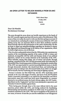 An open letter to Nelson Mandela from ex-ANC detainees | South African ...