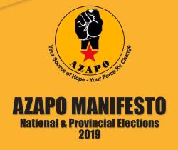 AZAPO 2019 Election Manifesto | South African History Online