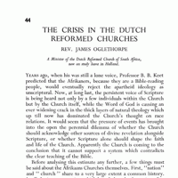 Dutch Reformed Church (DRC) Collection | South African History Online