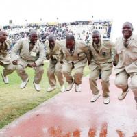 Joseph Engenas Matlhakanye Lekganyane, leader of the St Engenas Zion ...