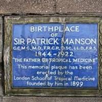 Sir Patrick Manson, Scottish doctor and founder of tropical medicine is ...